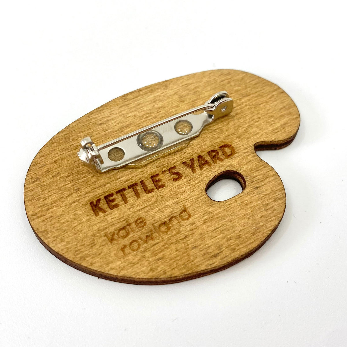 Kate Rowland x Kettle's Yard Paint Palette Brooch