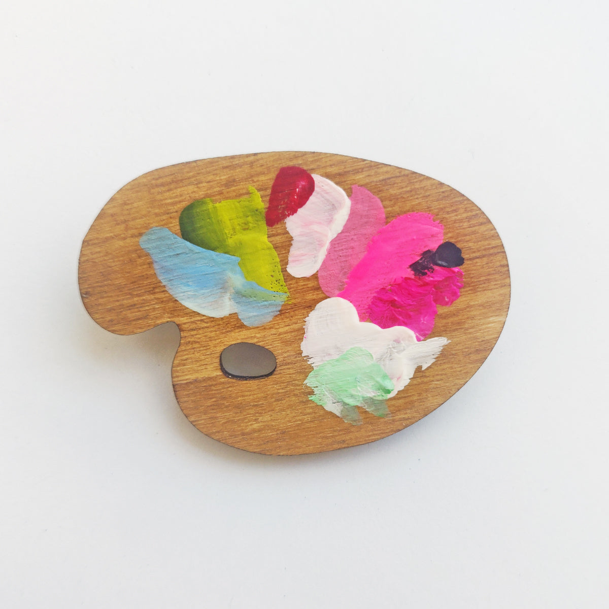 Kate Rowland x Kettle's Yard Paint Palette Brooch