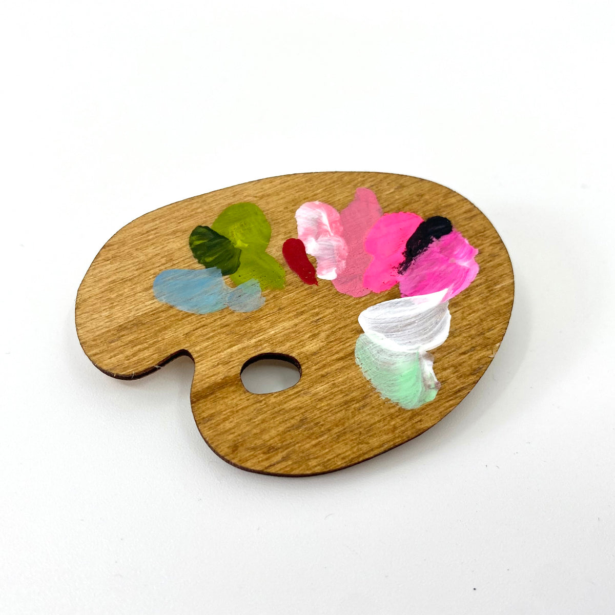 Kate Rowland x Kettle's Yard Paint Palette Brooch