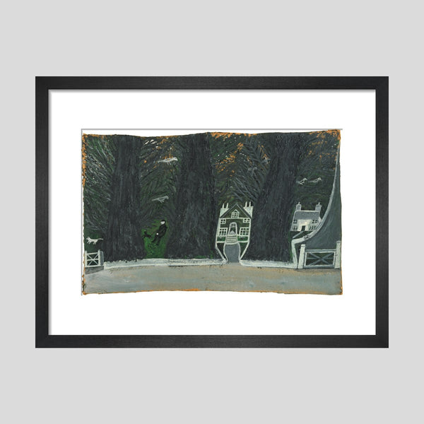 Alfred Wallis Cottages in a wood - St. Ives Print – Kettle's Yard